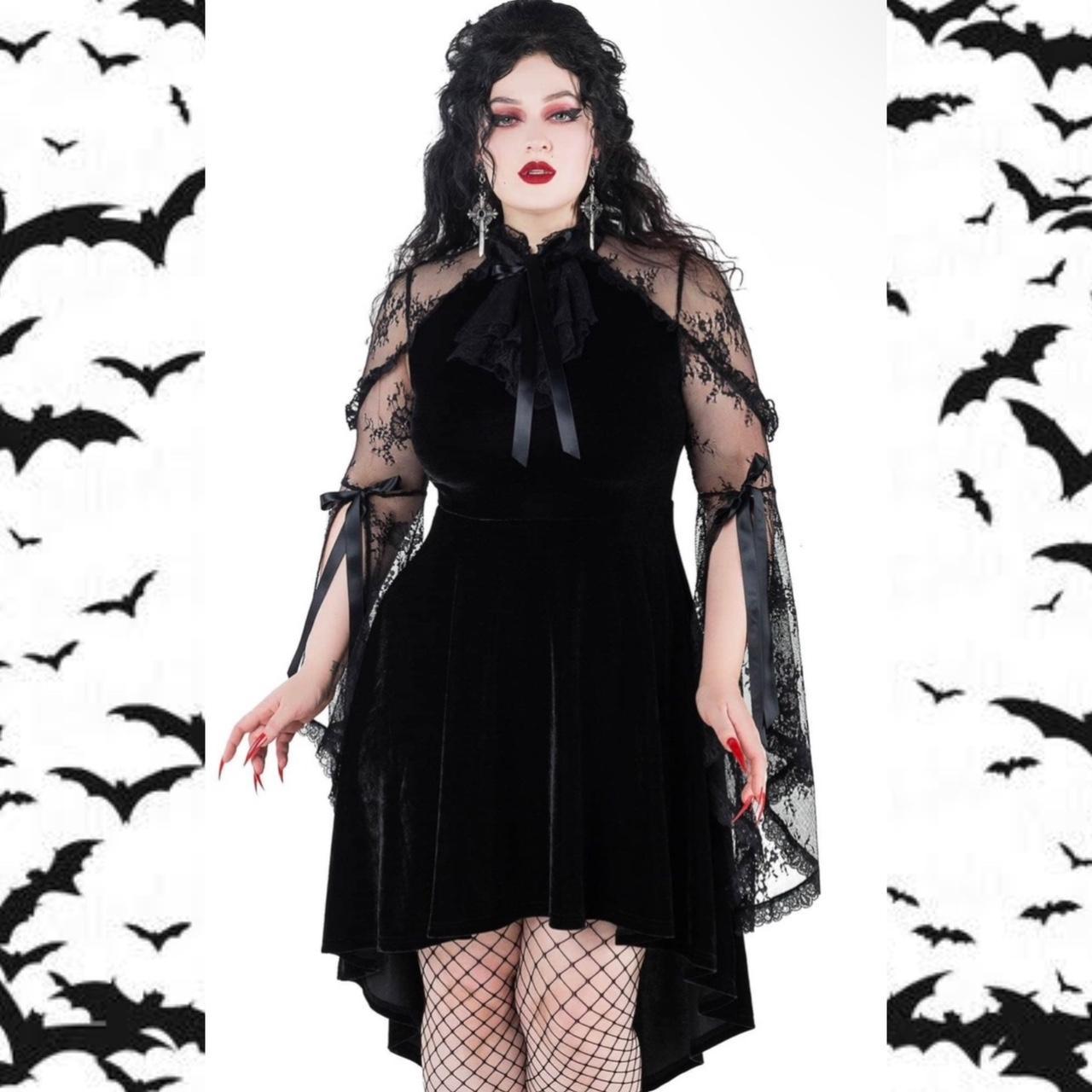 KILLSTAR Verullian size 8 Black romantic goth... - Depop