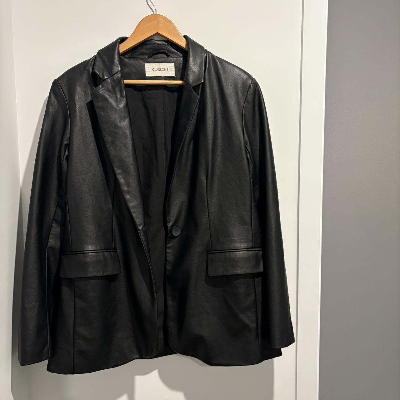 Glassons Oversized fit leather jacket, never worn... - Depop