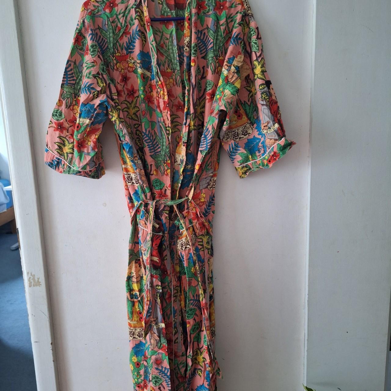 Cotton robe, size L. Fit up to size 12. Gorgeous... - Depop