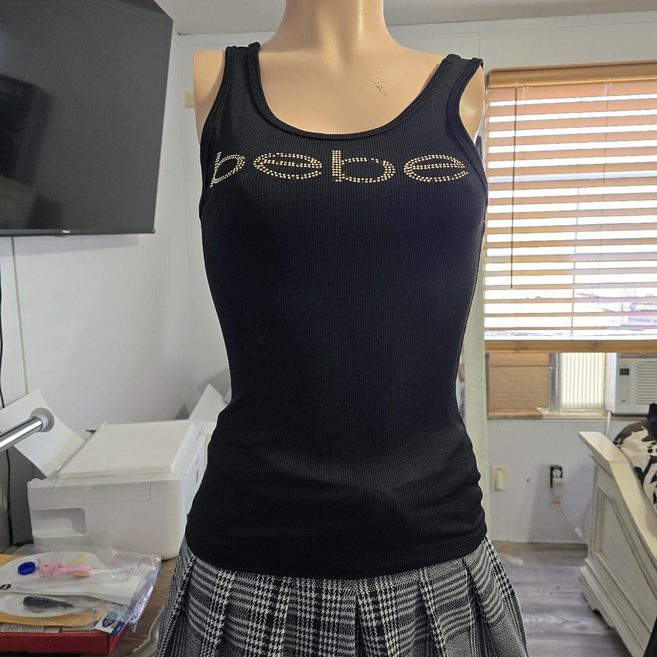 Vintage Bebe 2000s Shirt Mcbling Trashy Core Flaws... - Depop