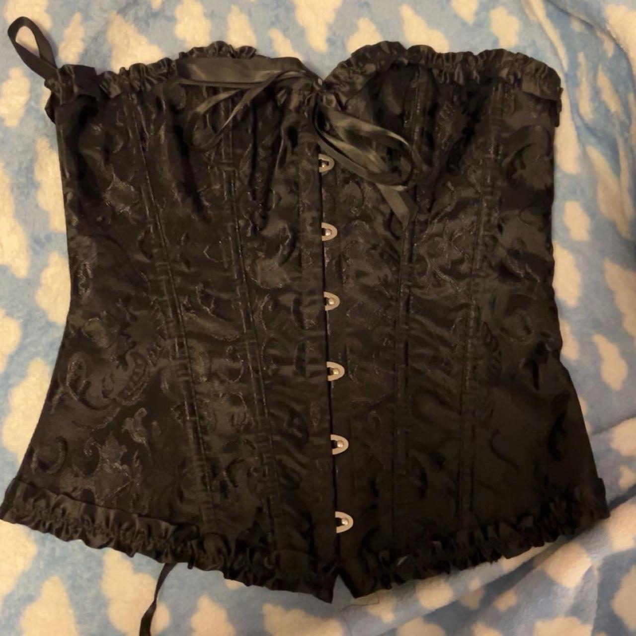 Black corset. Medium. Has never been worn out and is... - Depop