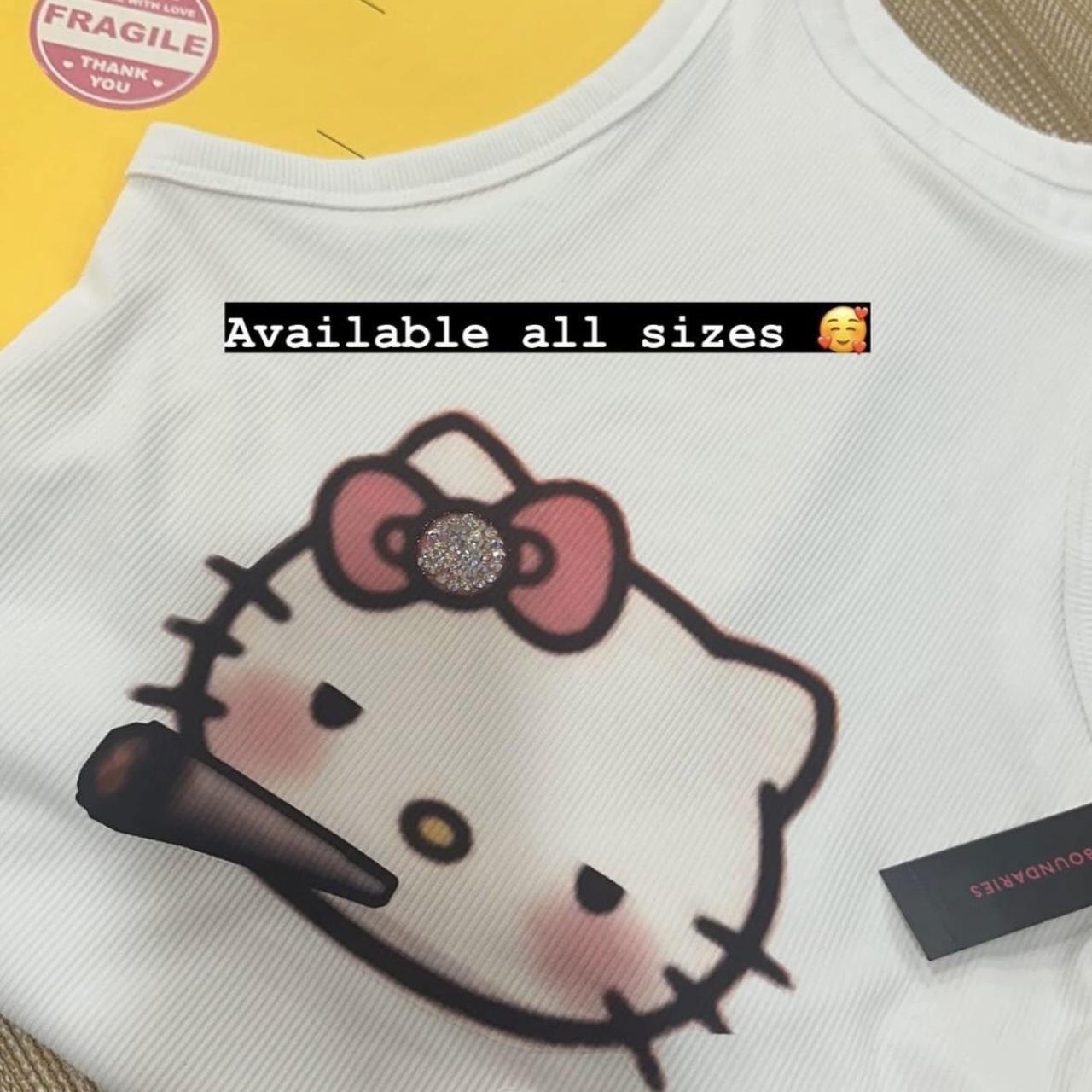 Hello Kitty Custom Design Available in 3 colors dm... - Depop