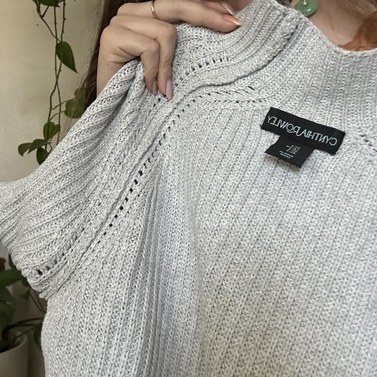Light grey sweater with bell sleeves Only worn... - Depop