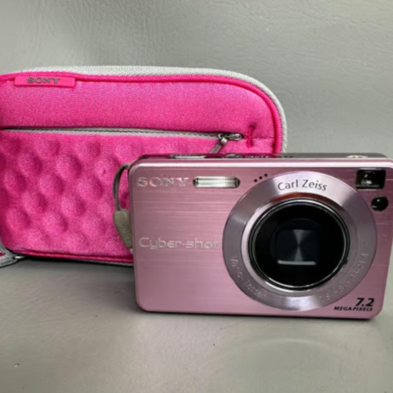 Sony Cyber-shot DSC-W120 Pink Digital Camera 7.2MP +... - Depop