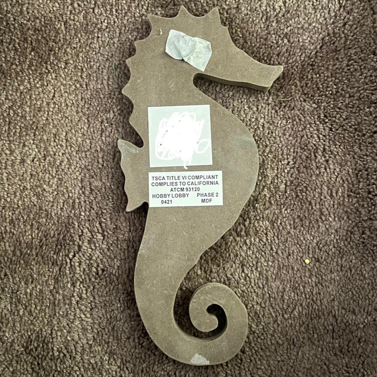 Hobby Lobby Sea Horse Wall Decor #bedroom... - Depop