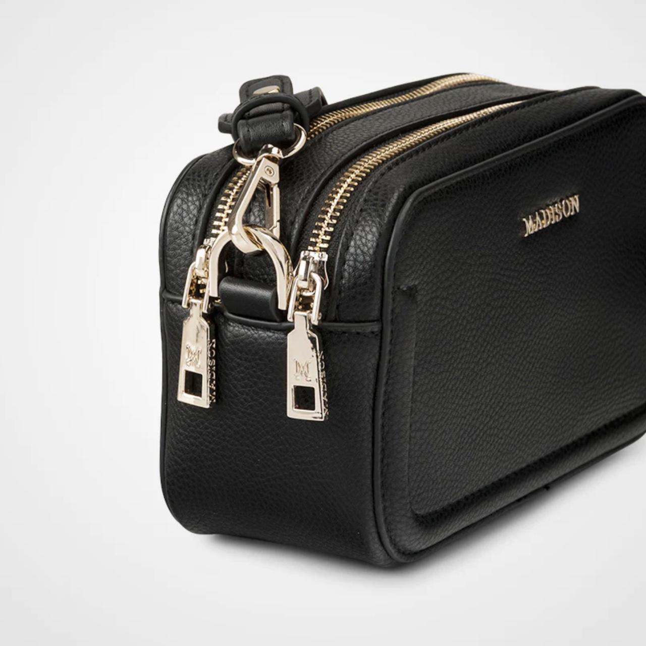 Madison ‘Maddie Double Zip Camera Crossbody Bag +... - Depop