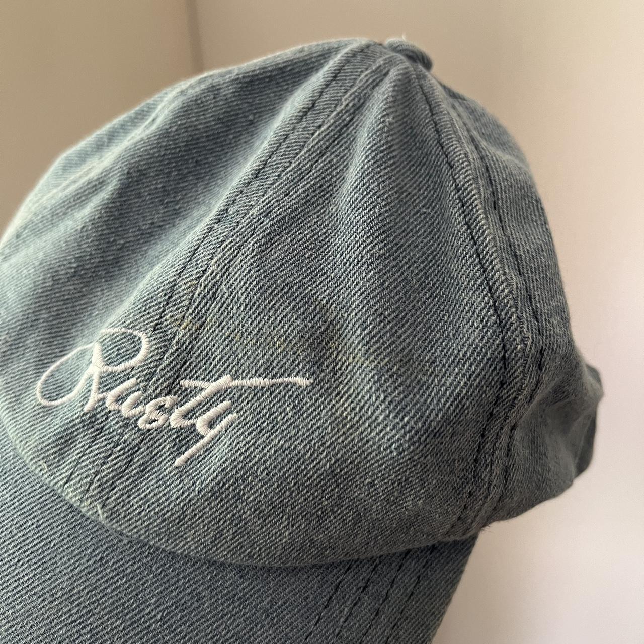 90s look Rusty cap Acid wash denim Small stain on... - Depop