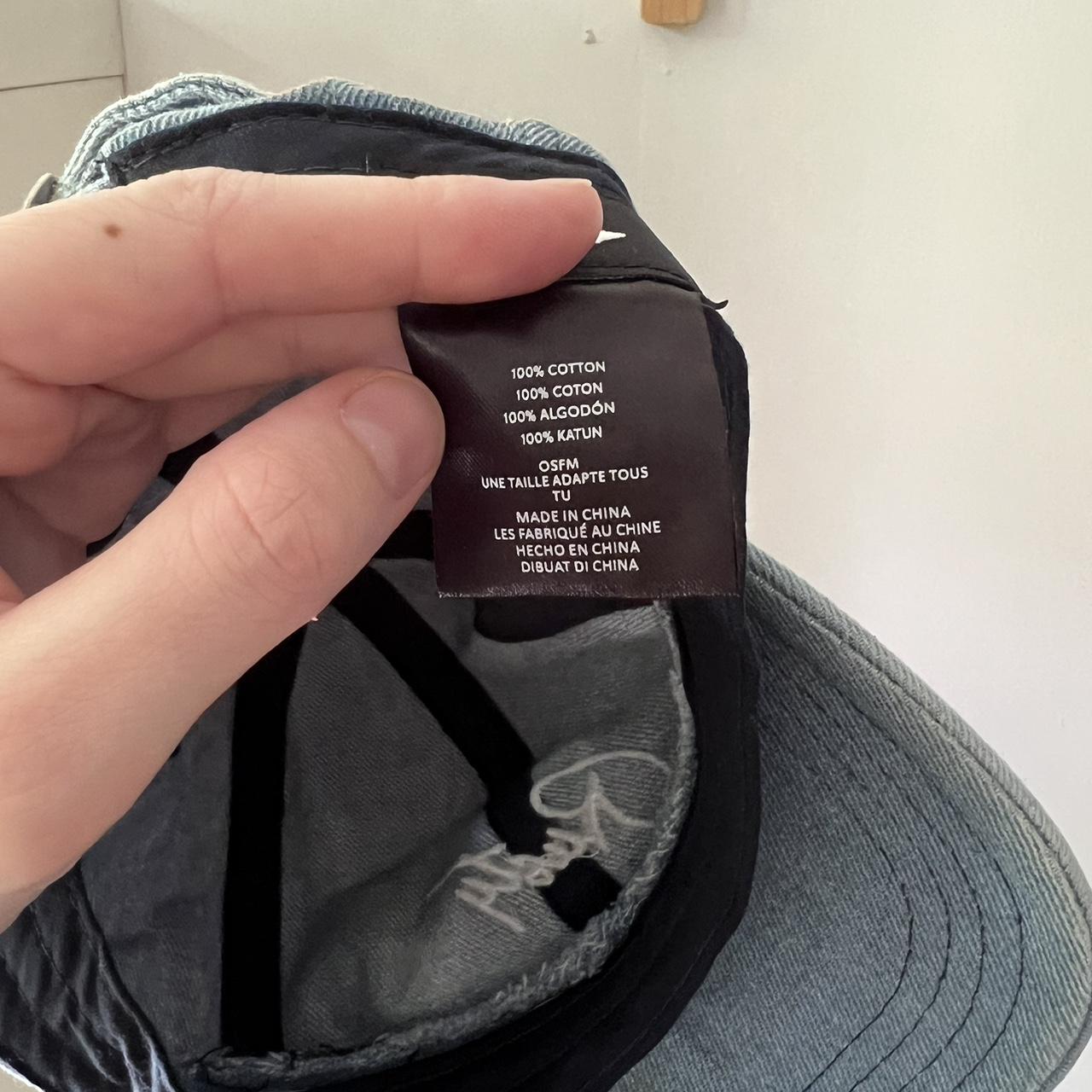 90s look Rusty cap Acid wash denim Small stain on... - Depop