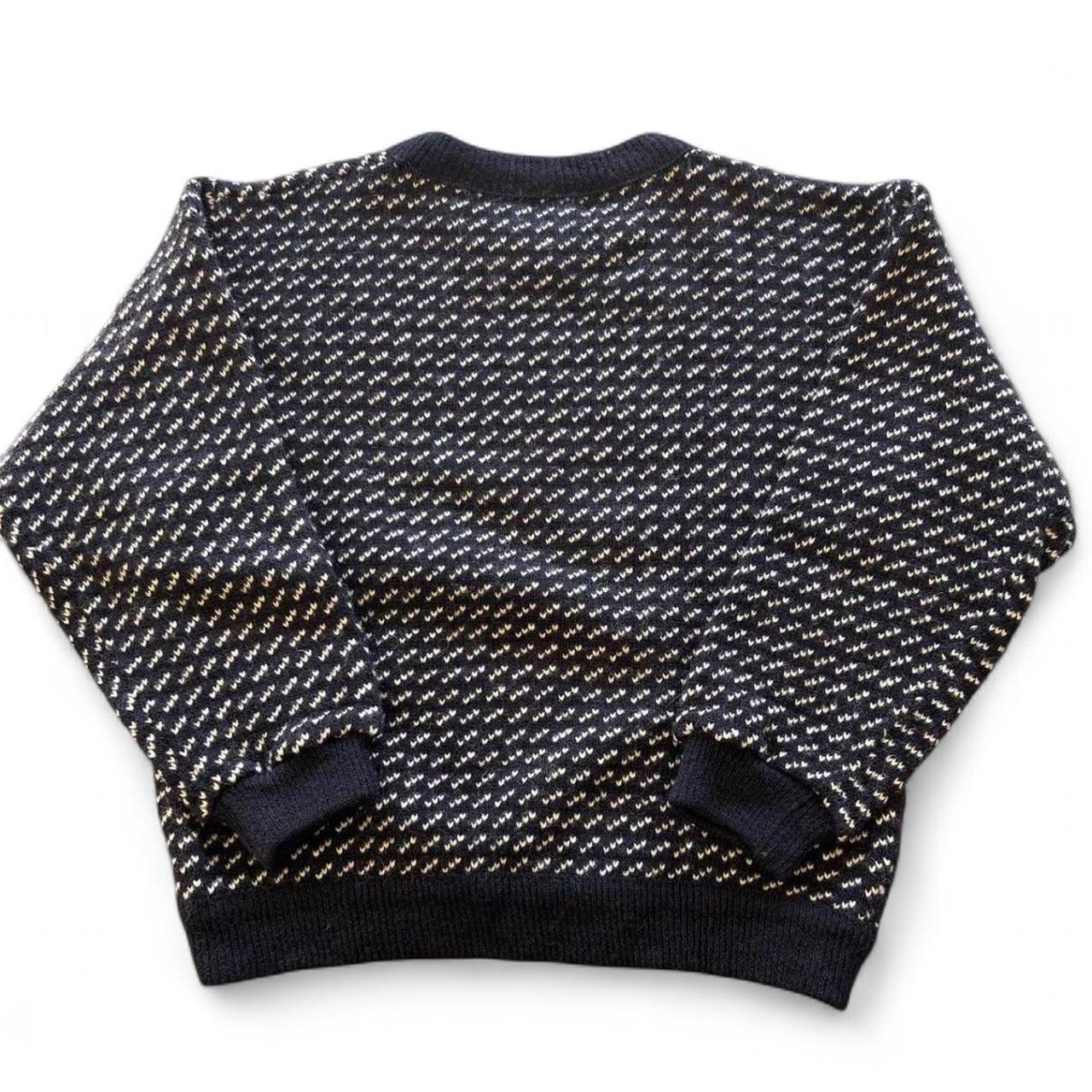 Vintage L.L. Bean bird’s-eye wool sweater. Made in... | Depop