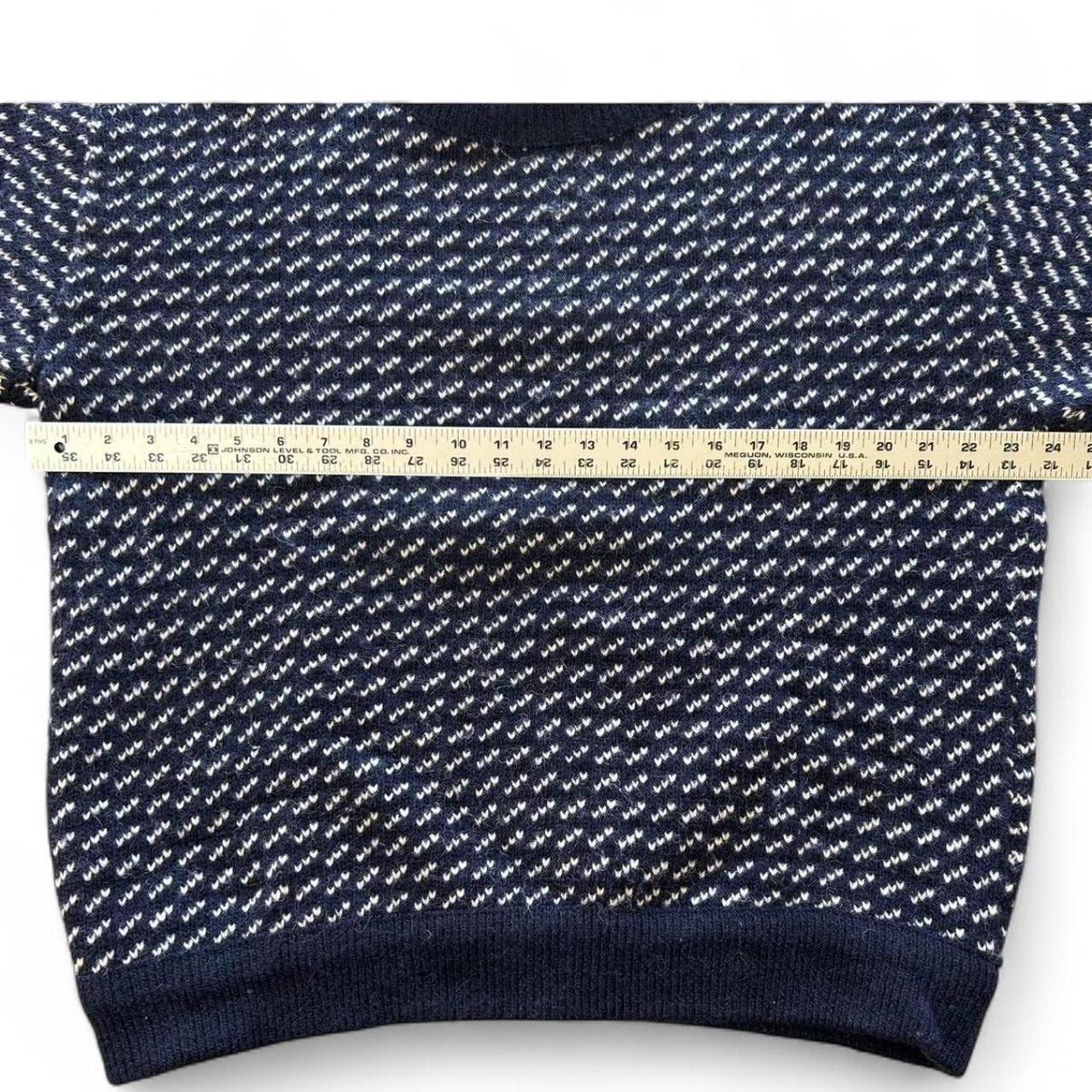 Vintage L.L. Bean bird’s-eye wool sweater. Made in... | Depop