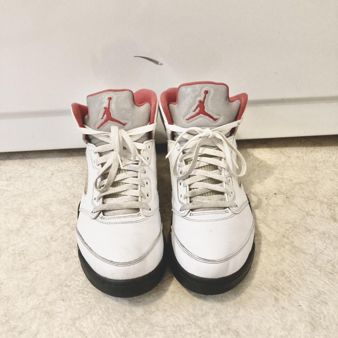 Jordan 5 Retro Fire Reds Ebay Authenticated Great... - Depop