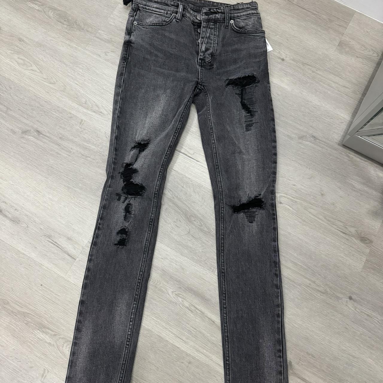 Size 28 Grey Ksubi Jeans - Depop
