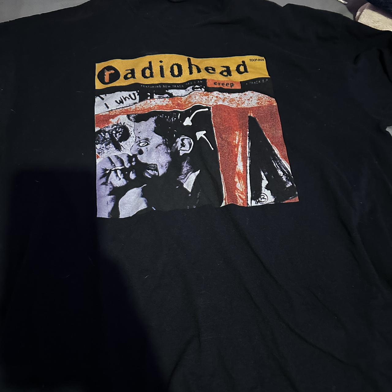 black radiohead “creep” shirt in excellent condition... - Depop