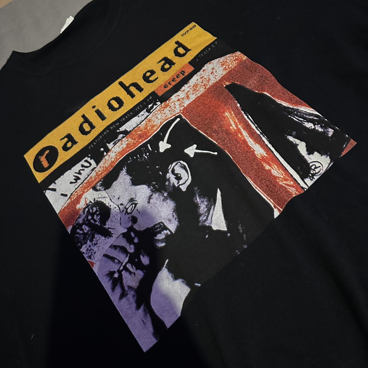 black radiohead “creep” shirt in excellent condition... - Depop