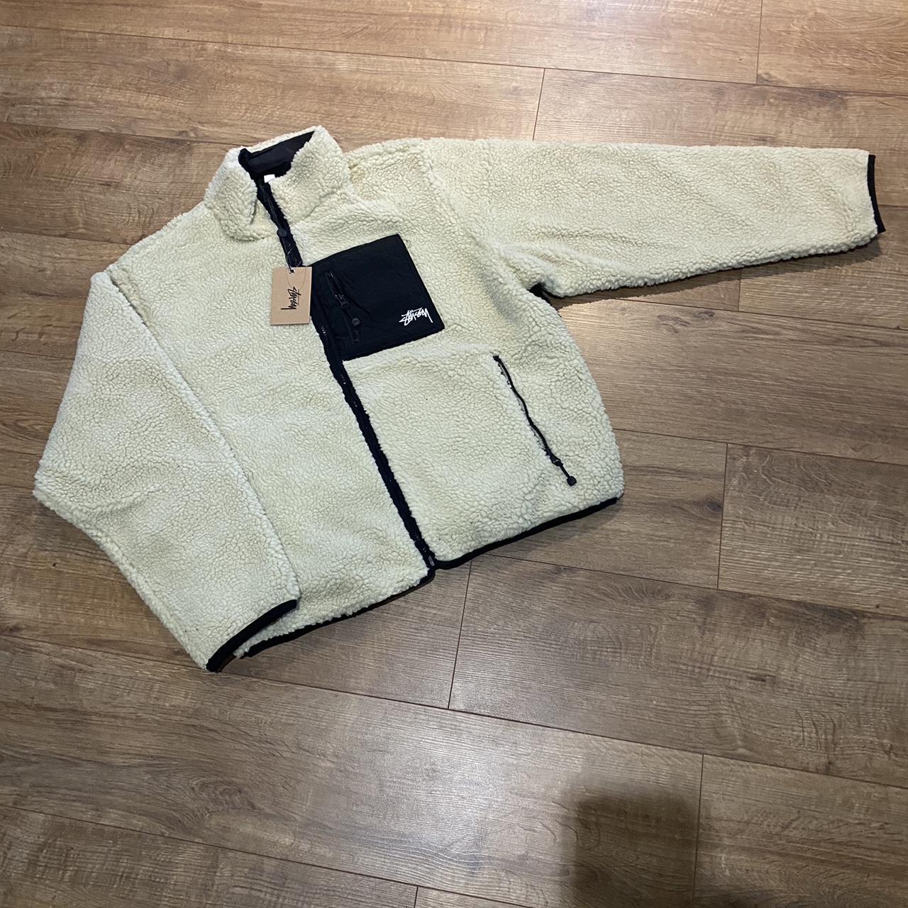 Stüssy 8-Ball Reversible Fleece | Depop