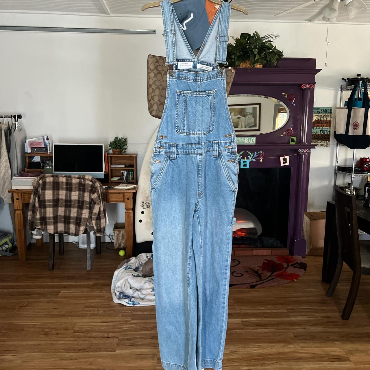 Cotton on denim overalls. Only worn a few times and... - Depop