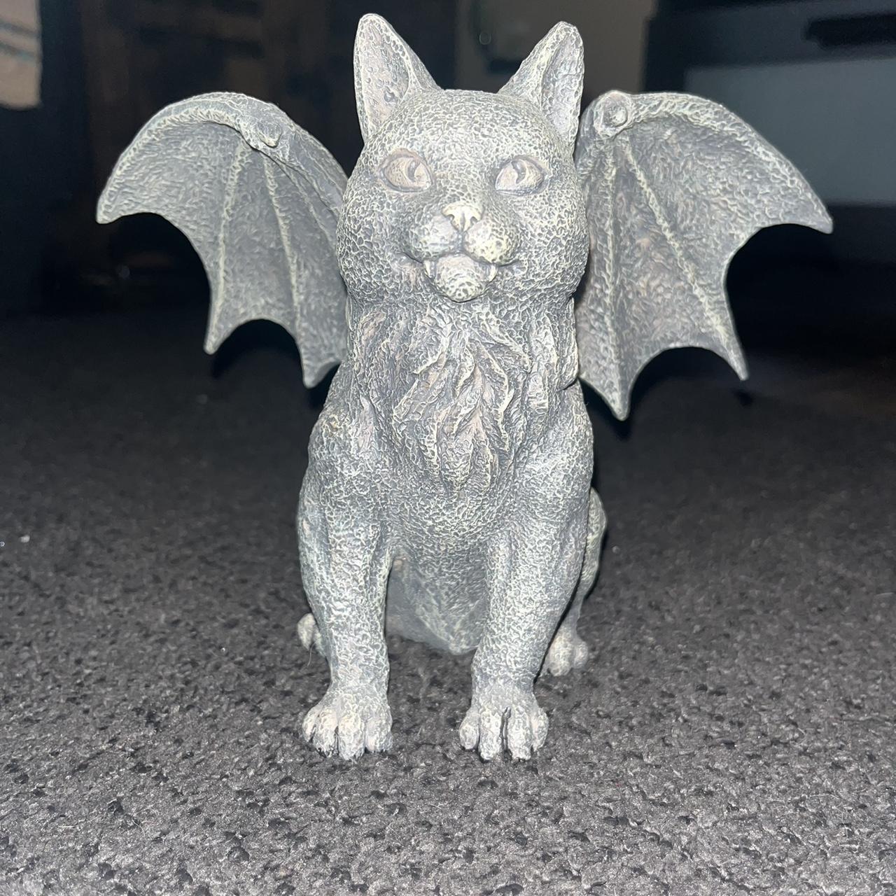 •Bat Cat Statue #bat #cat #halloween - Depop