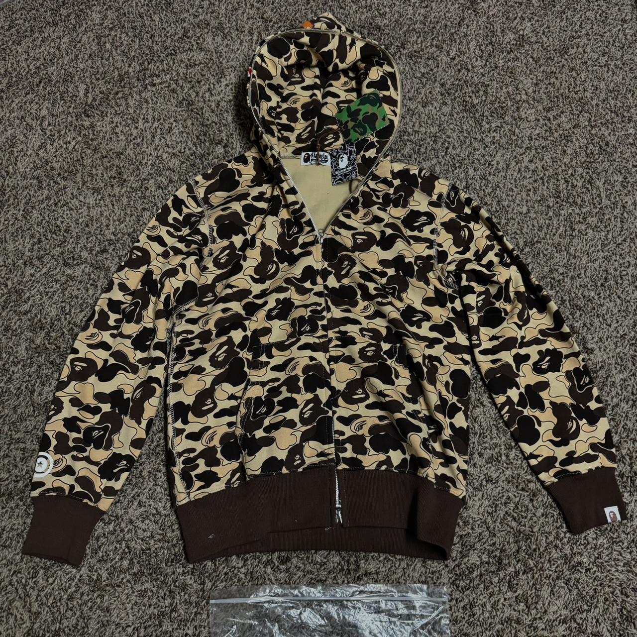 Full Zip-up Bape Jacket (Price is jacked up because... - Depop