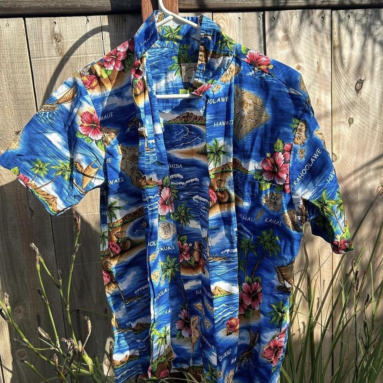 Hawaiian Station Aloha shirt used but still good... - Depop