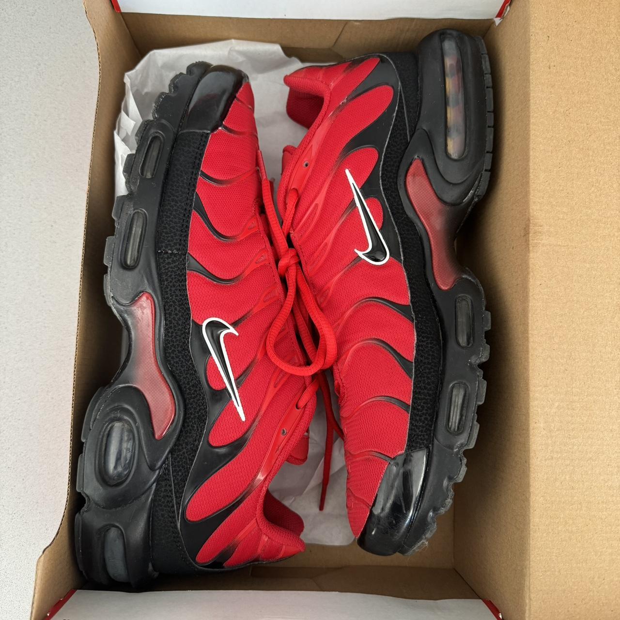 Nike Air Max Plus TN University Red Size 12. Wear:... - Depop