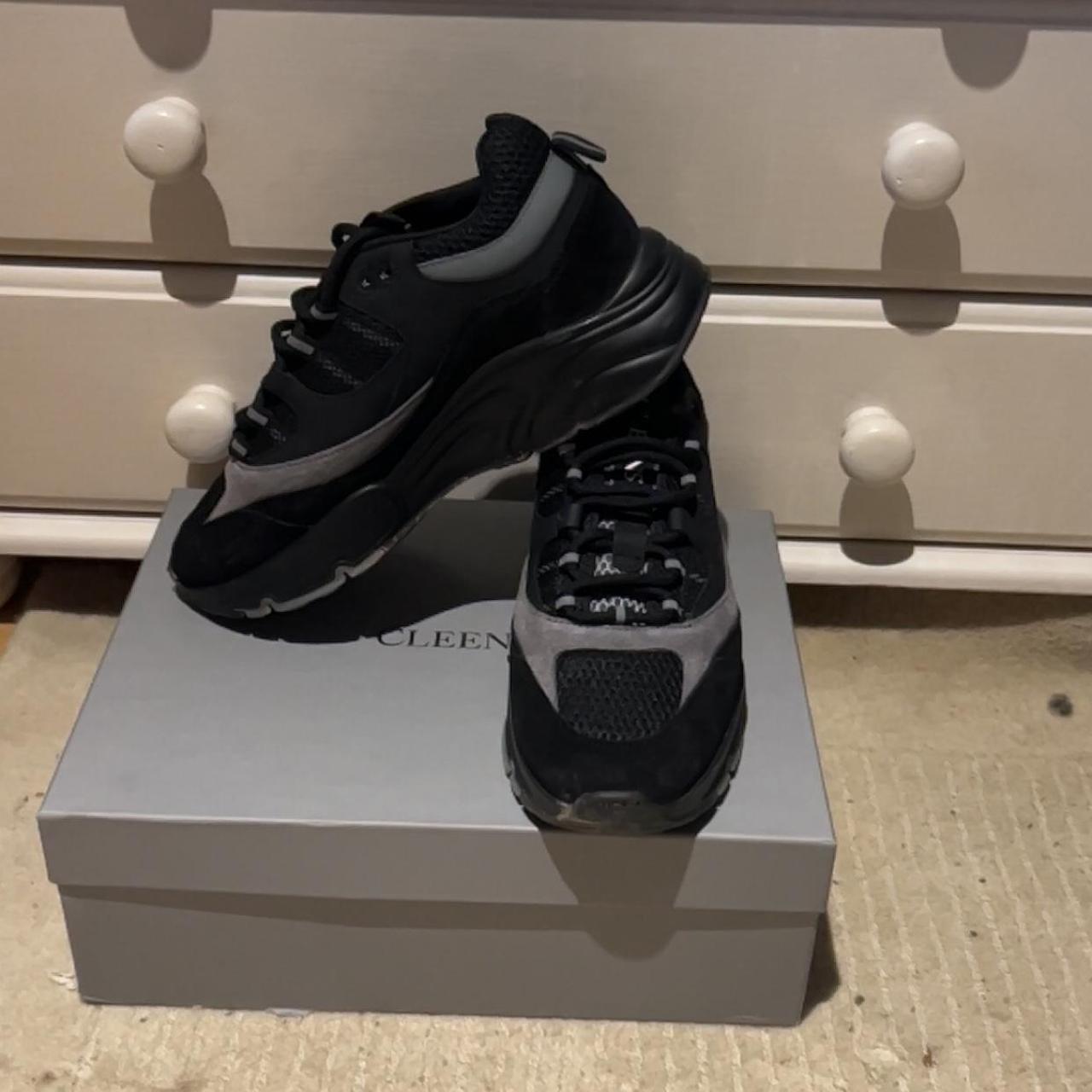 Black and grey cleens aero runner Onyx fresh never... - Depop