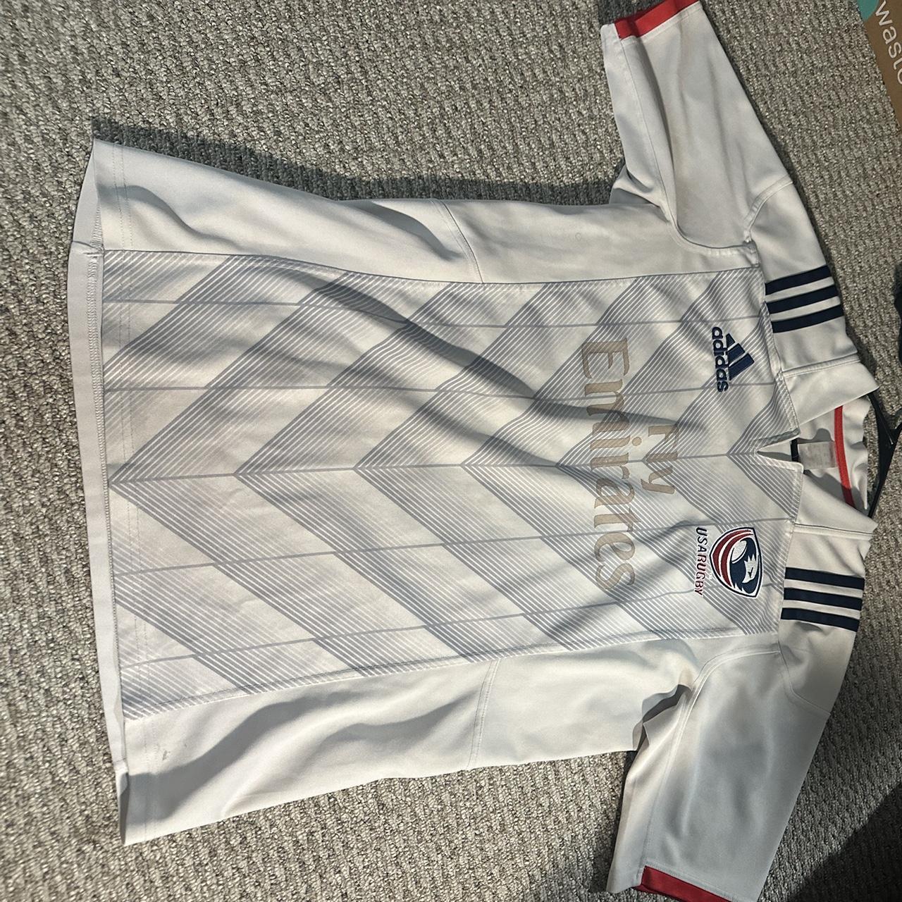 USA Rugby Jersey Advertising Logos are off the... - Depop