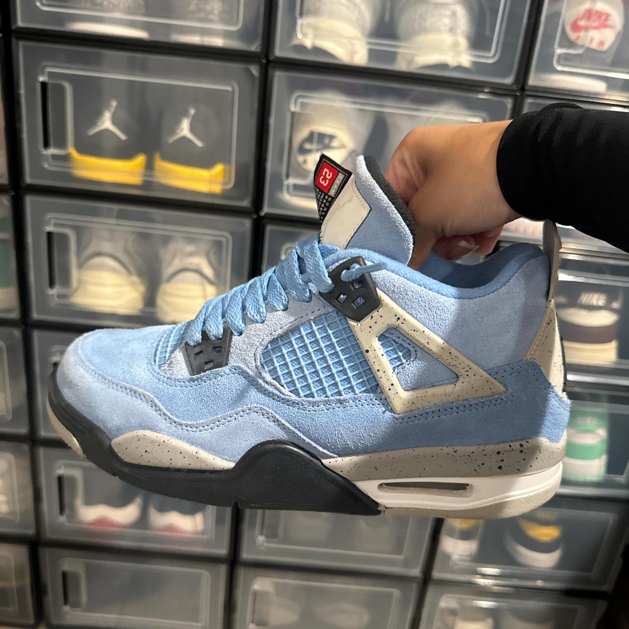 Unc Jordan 4s size 5.5gs Only worn a couple times - Depop