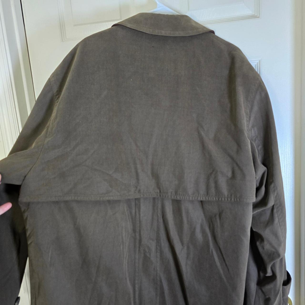 Chaps Ralph Lauren Mens Brown Long Trench Coat... | Depop