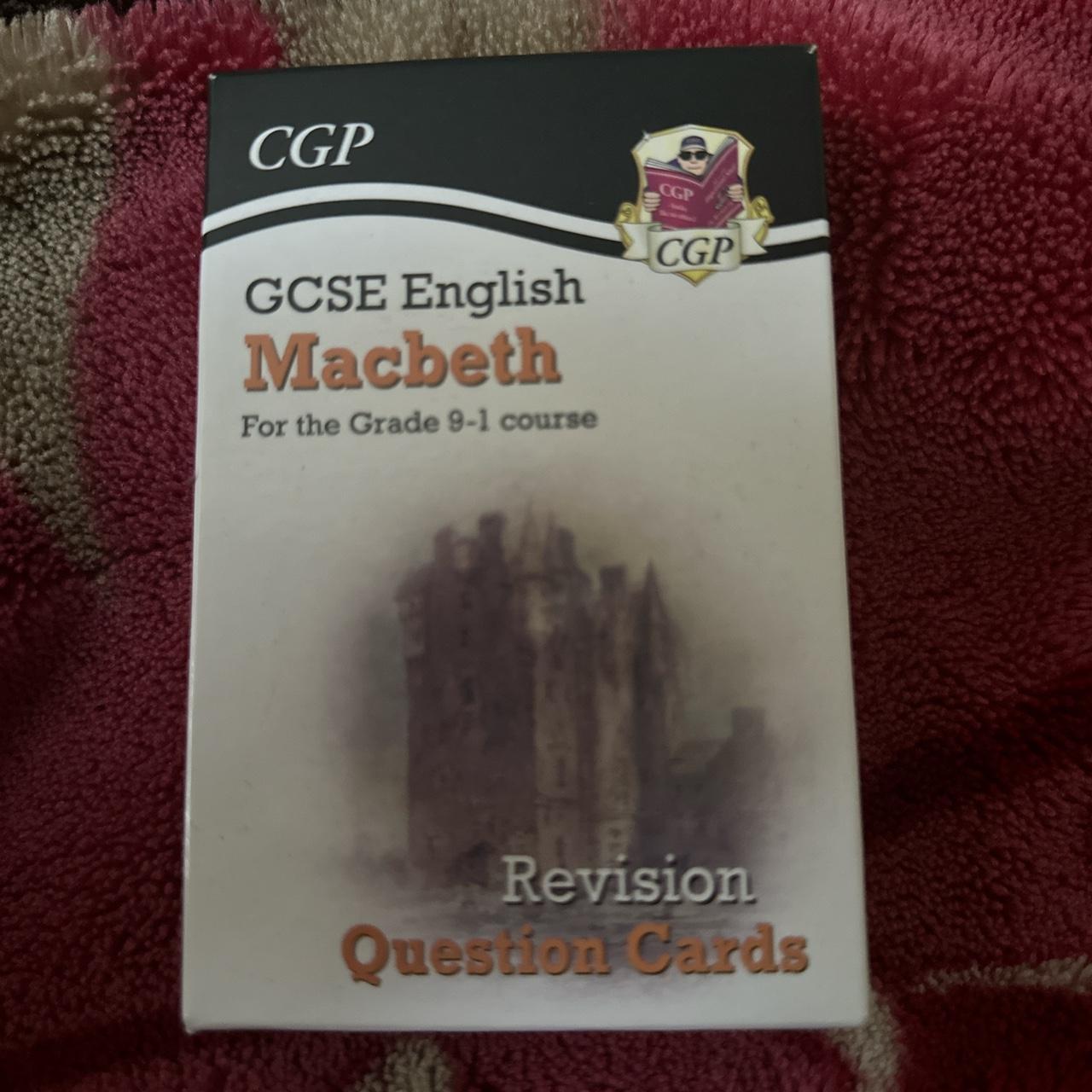 Macbeth revision cards for gcse - Depop