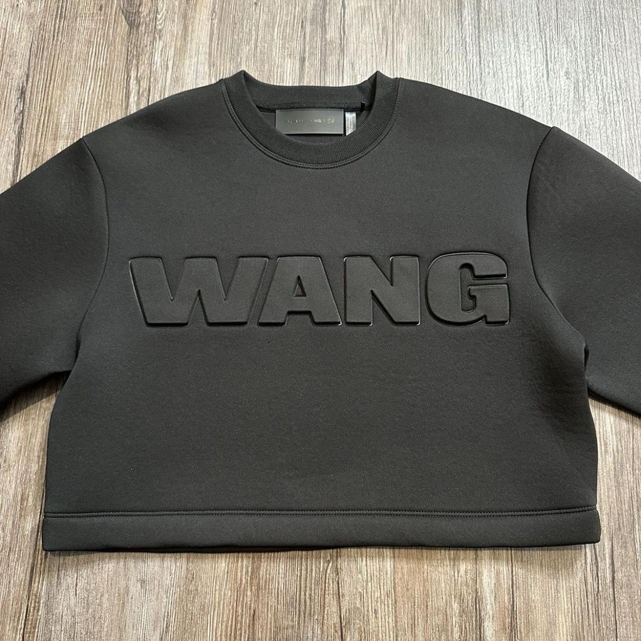 Alexander Wang x H&M Neoprene Crop Sweatshirt - Depop