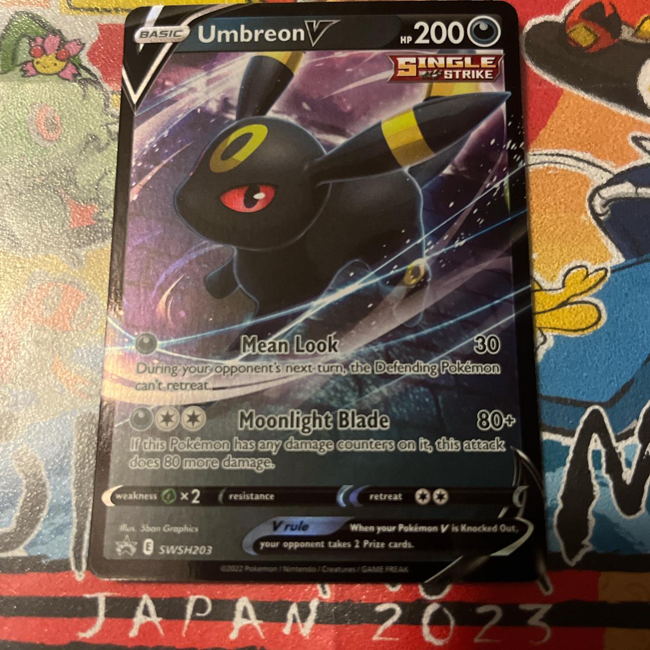 Umbreon V Pokémon card #Pokemon - Depop