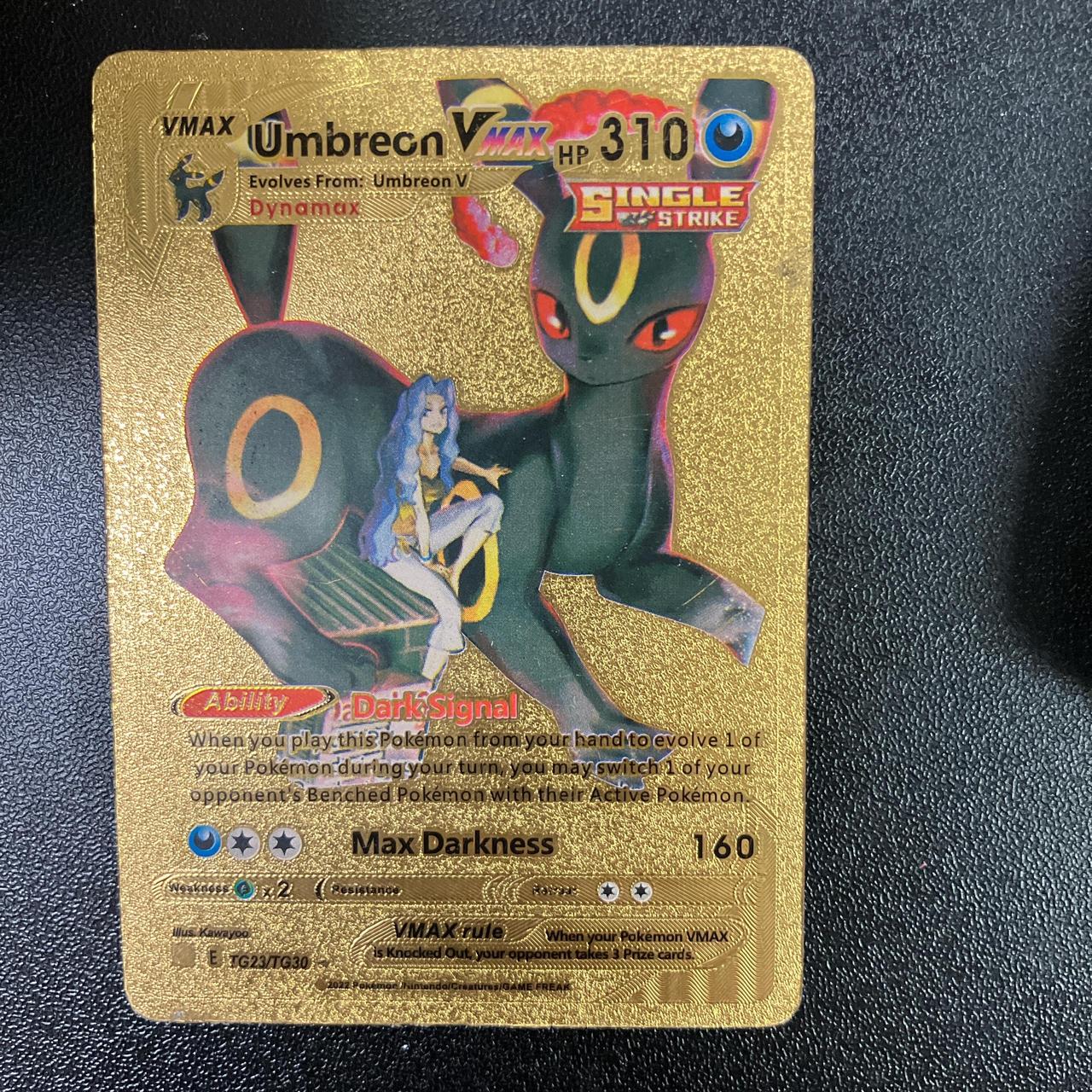 Pokemon Umbreon VMAX GOLD card Accepting offers😊 - Depop