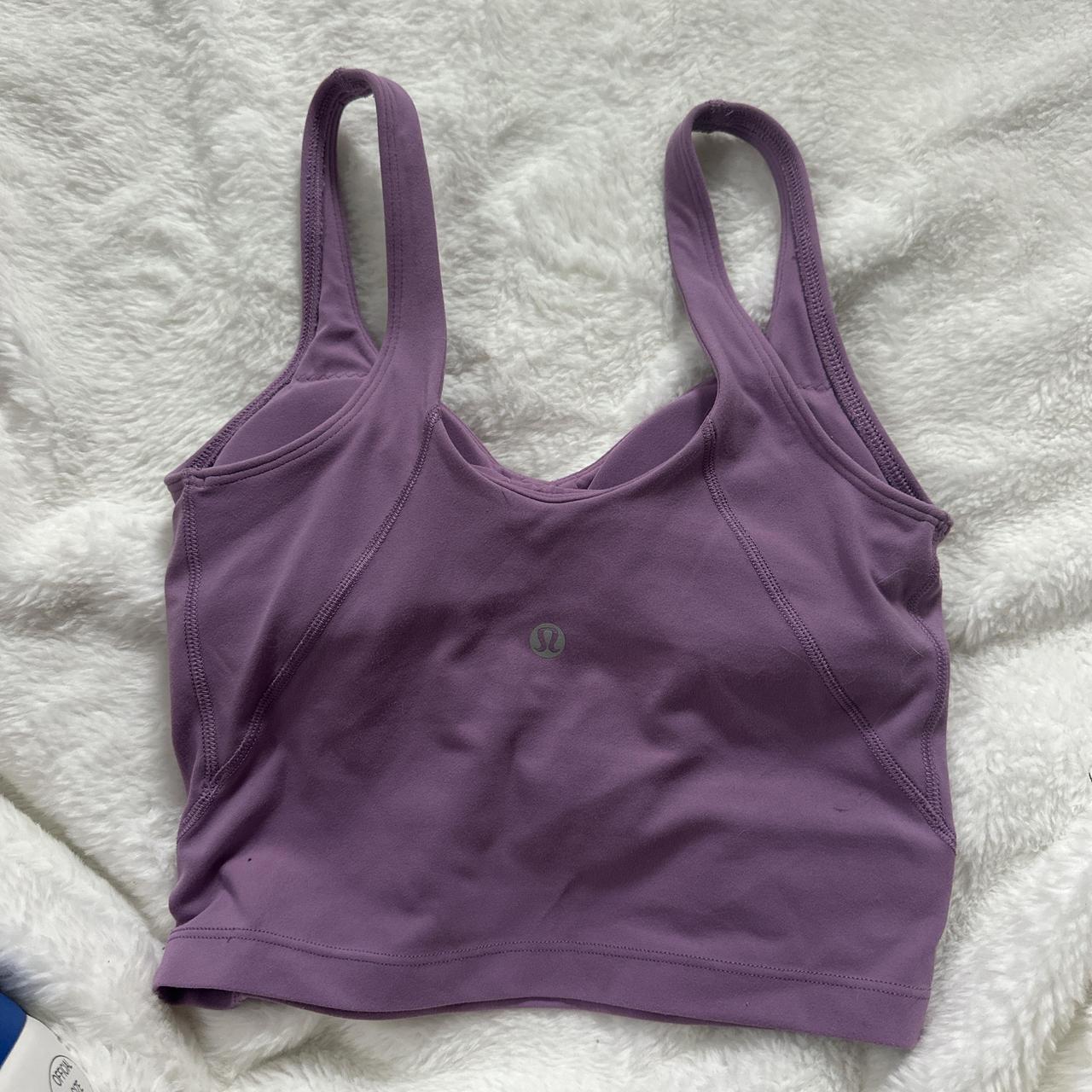 lululemon purple align tank size 0 | Depop