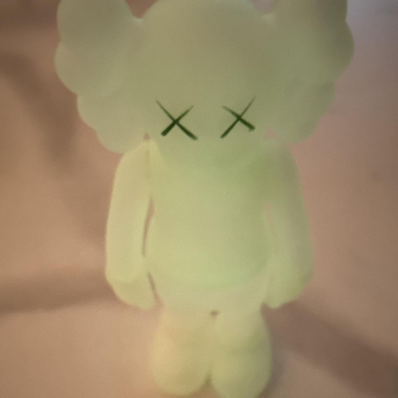 Kaws glow in the dark eight inch figurine brand new... - Depop