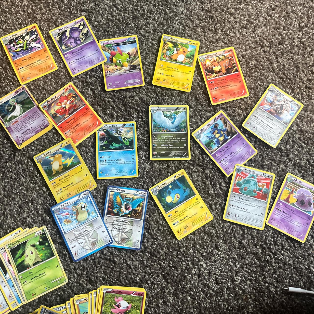 Hundreds of pokemon cards - close to 300 - Depop