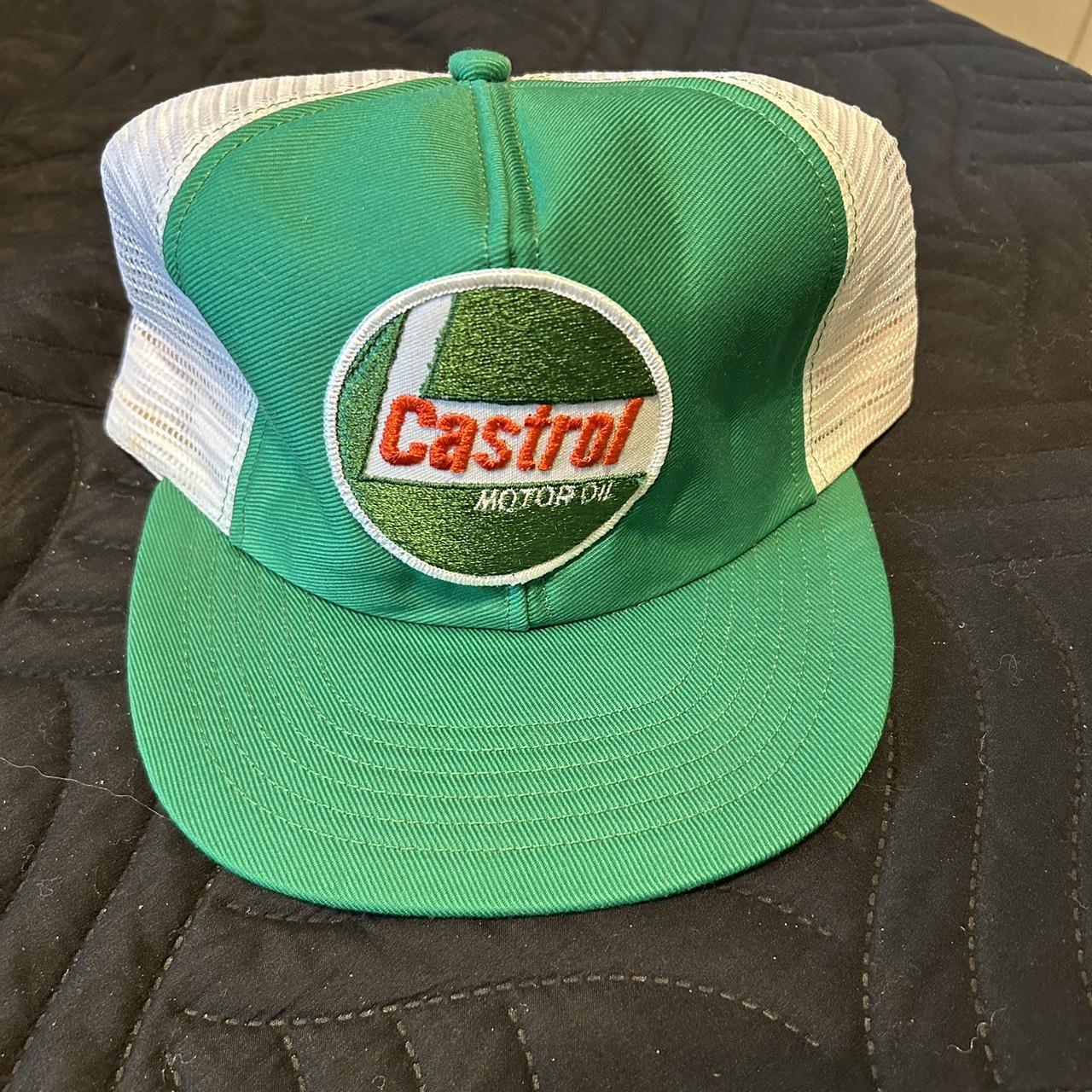 Vintage Castrol Oil Trucker hat. #vintage - Depop