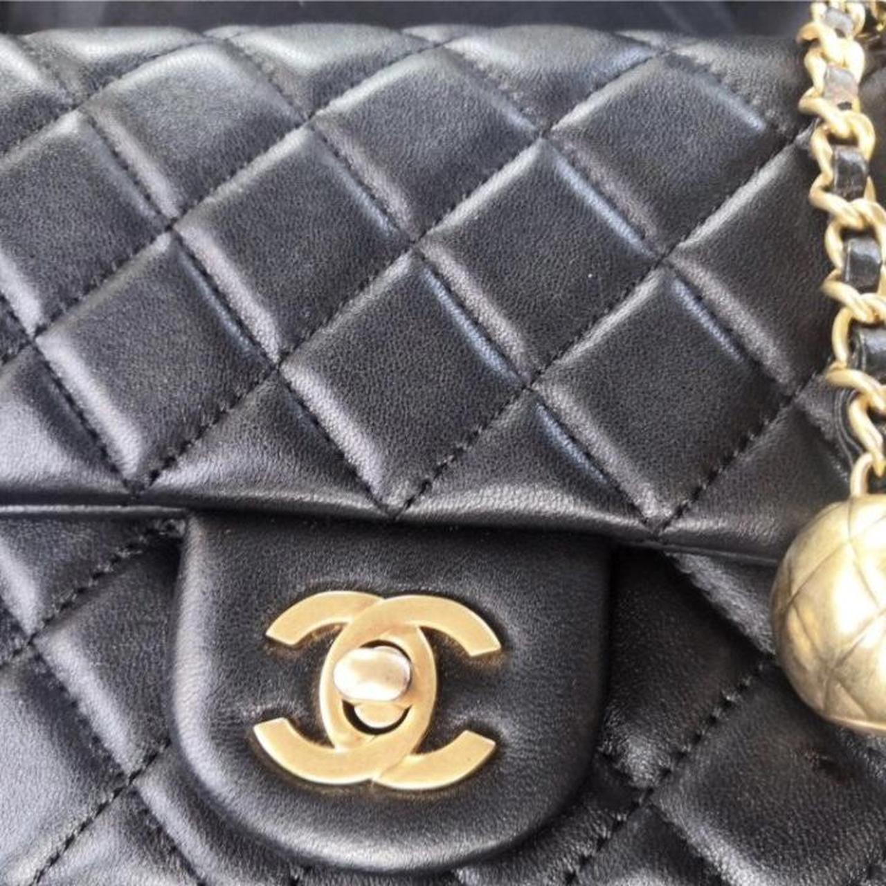 Chanel small gold ball fatty fang classic lingerie... - Depop