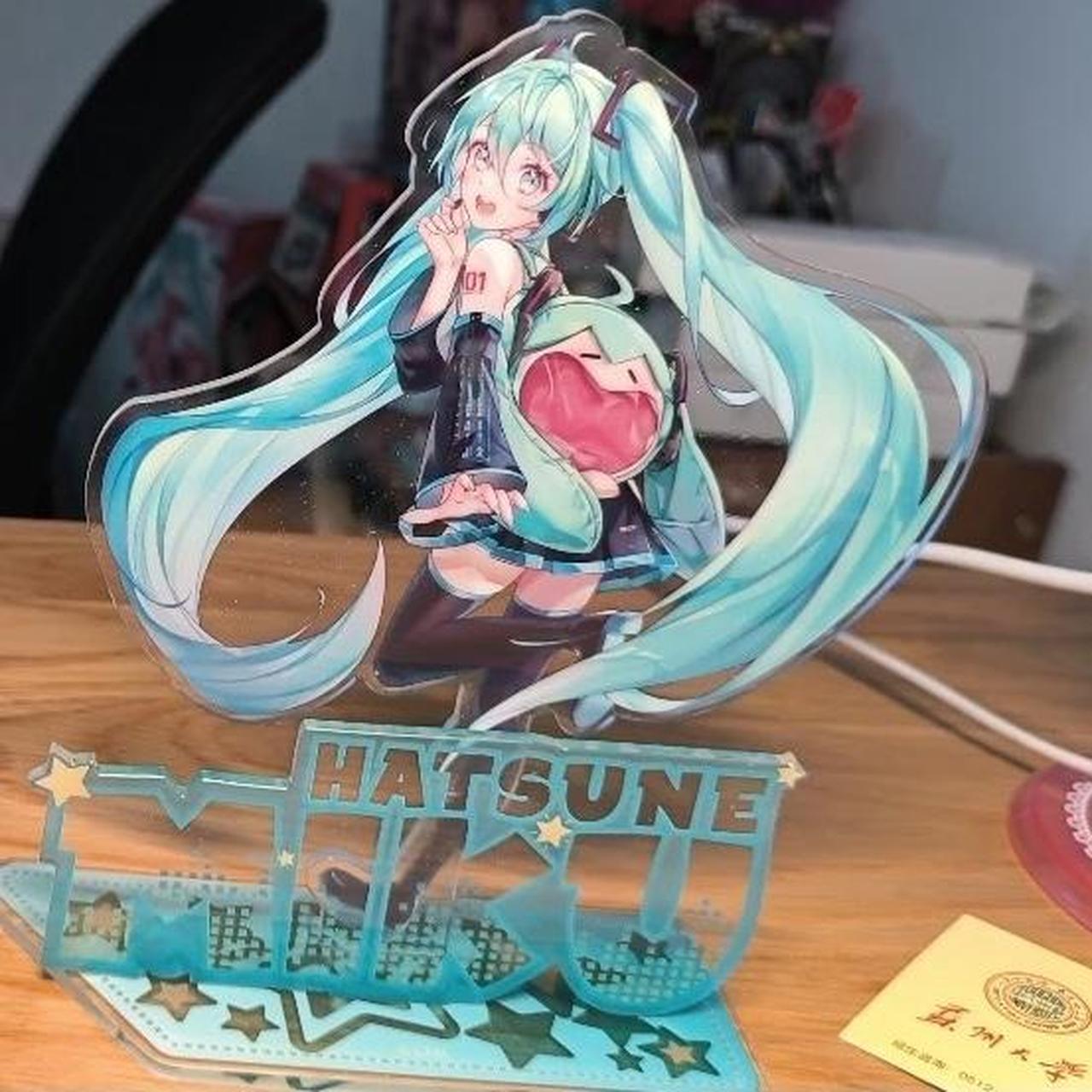 Hatsune Miku standee. About 12 cm height Ship from... - Depop