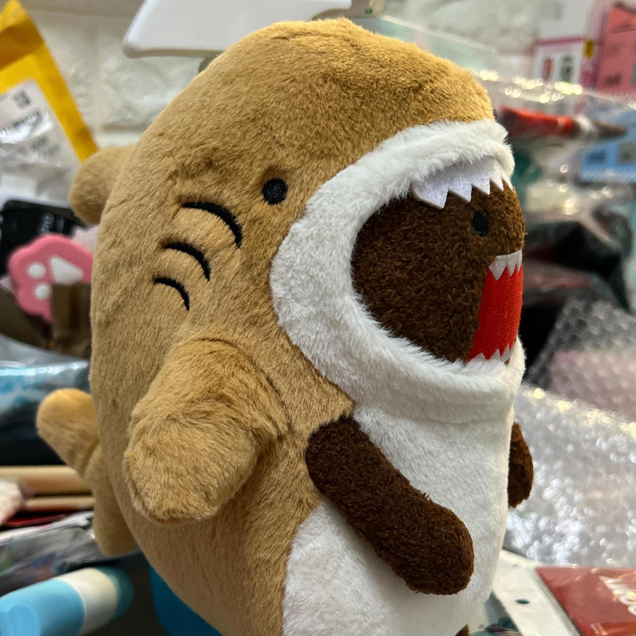 The least favorite color Brown Domo cosplay Shark... | Depop