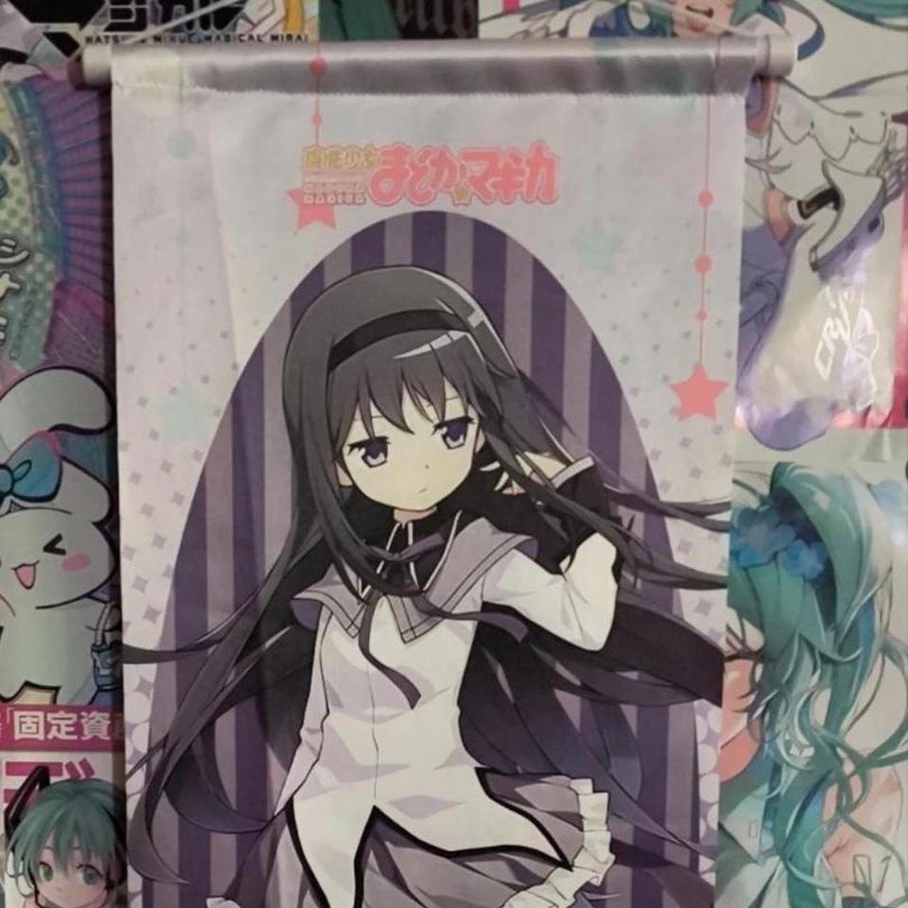 Madoka Magica Homura Akemi tapestry banner Size 72... | Depop