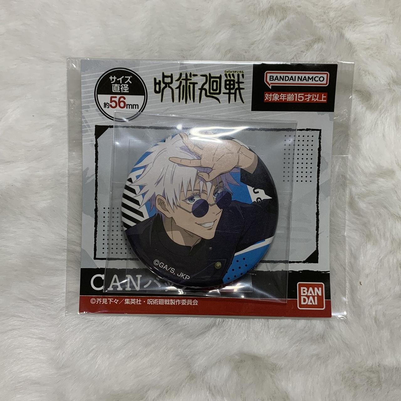 Jujutsu Kaisen Gojo Satoru lookup can badge... - Depop
