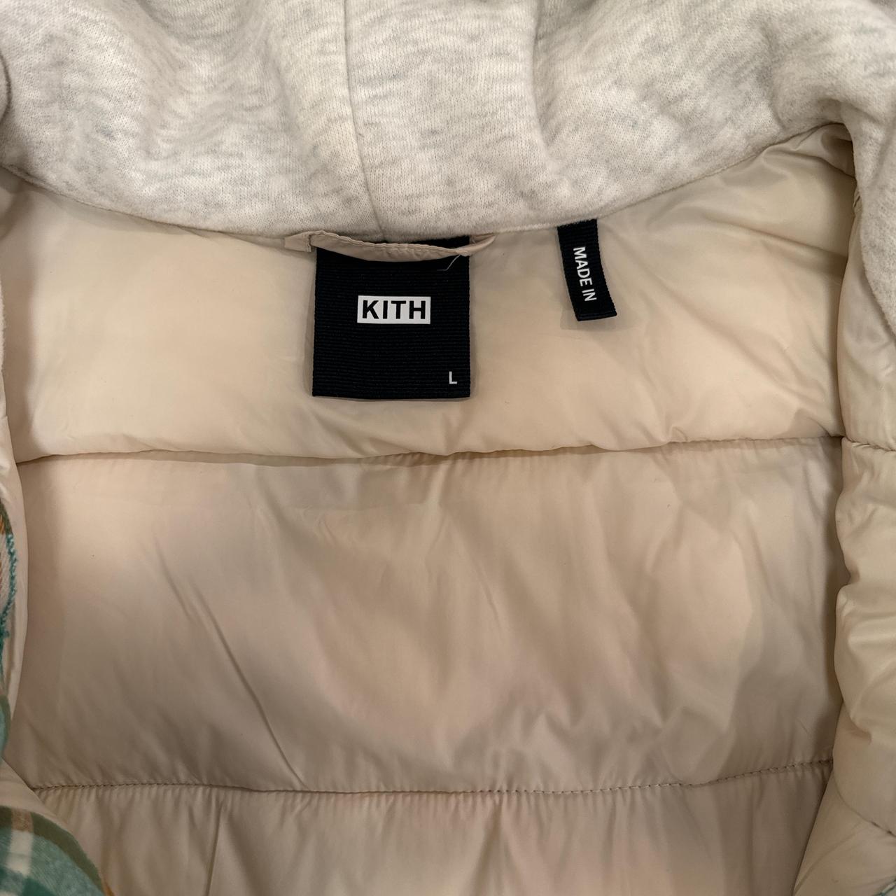 KITH sterling quilted green puffer. Like new. - Depop
