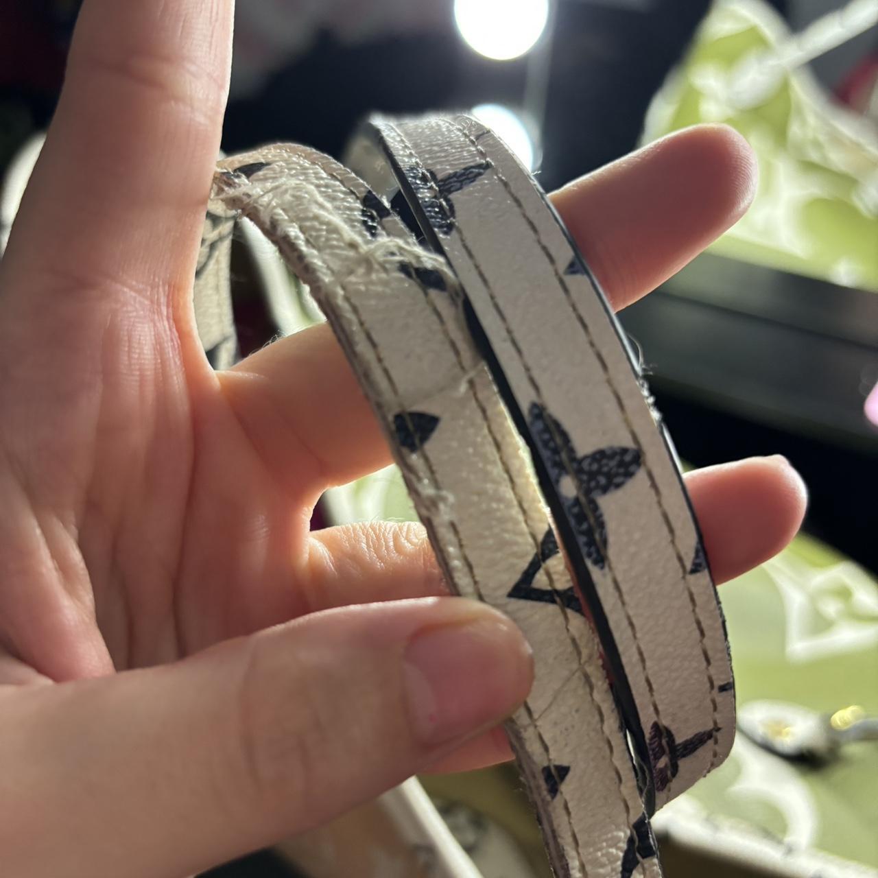 Louie bag (big in size) One side tan one side green... - Depop