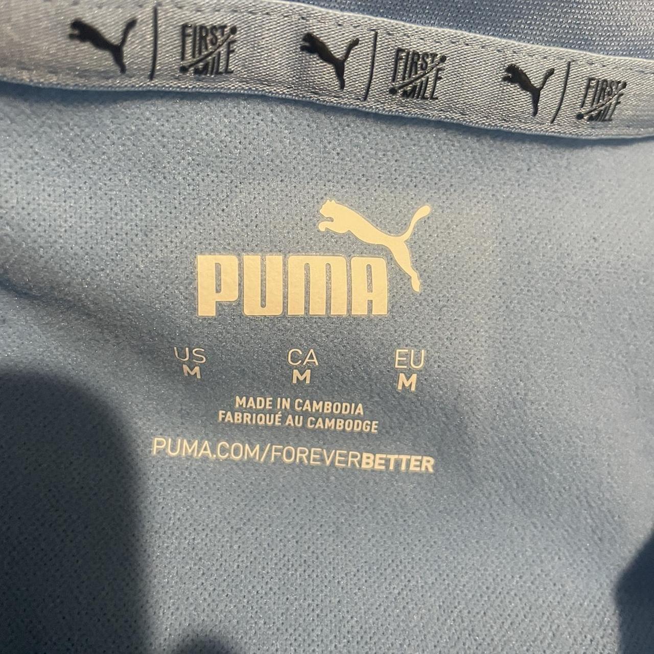 Blue Puma Manchester City fleece; perfect... - Depop