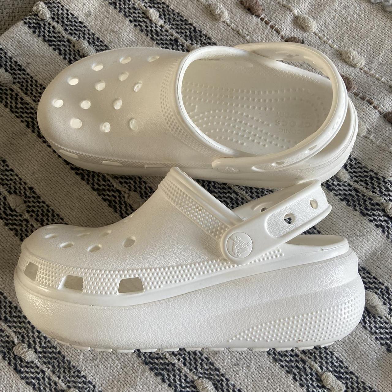 Platform Crocs kids size 1 - Depop