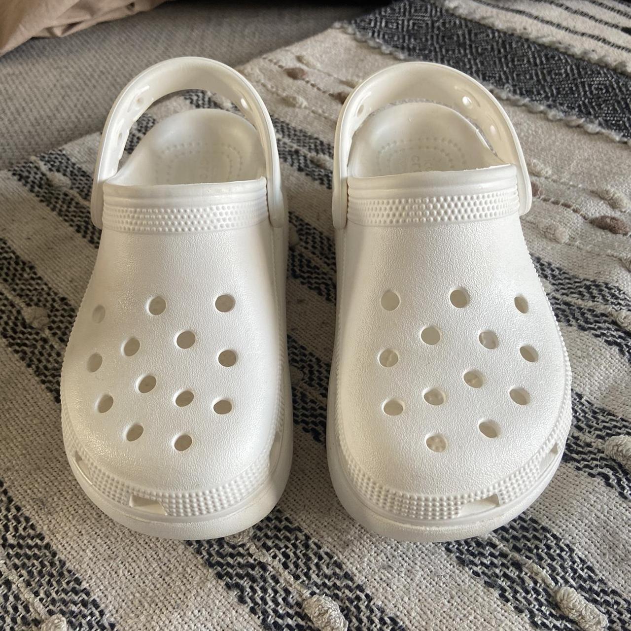 Platform Crocs kids size 1 - Depop