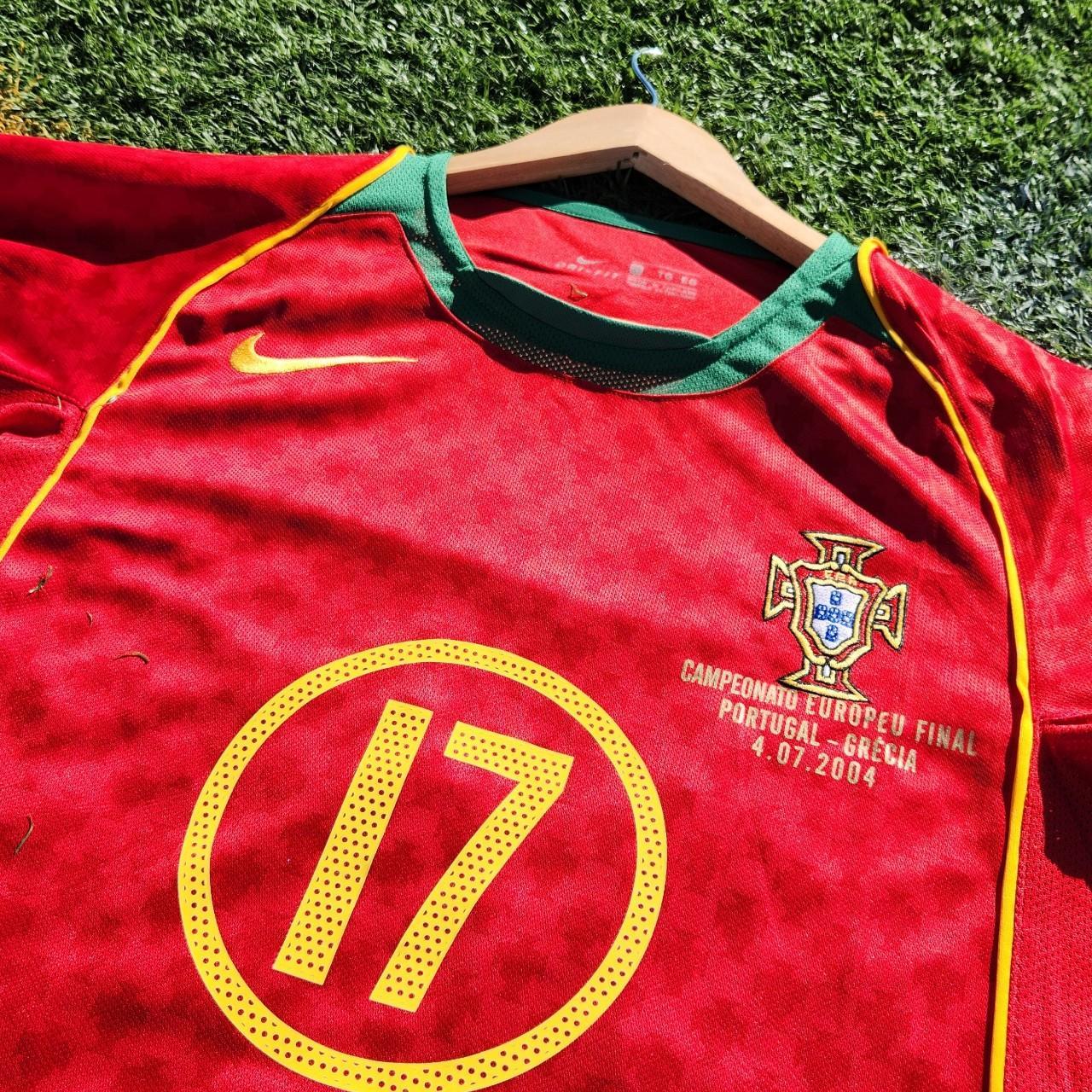 Portugal 2004 Home Ronaldo Retro Jersey - Depop