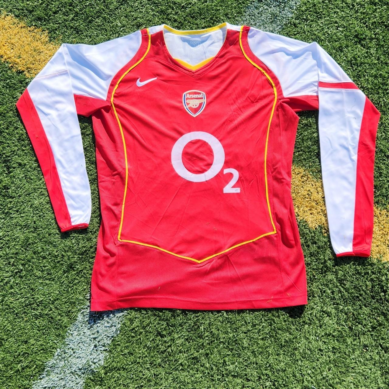 Arsenal 2004 Home Henry Retro Jersey - Depop