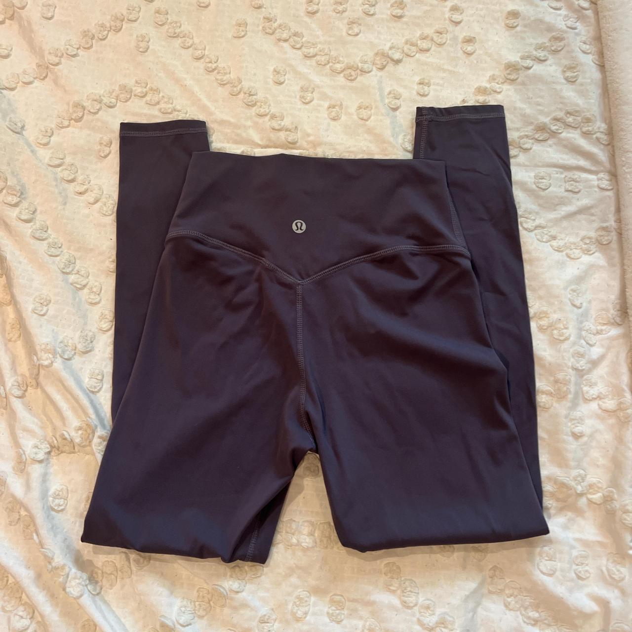 Size 0, Lululemon leggings, faded purple - Depop