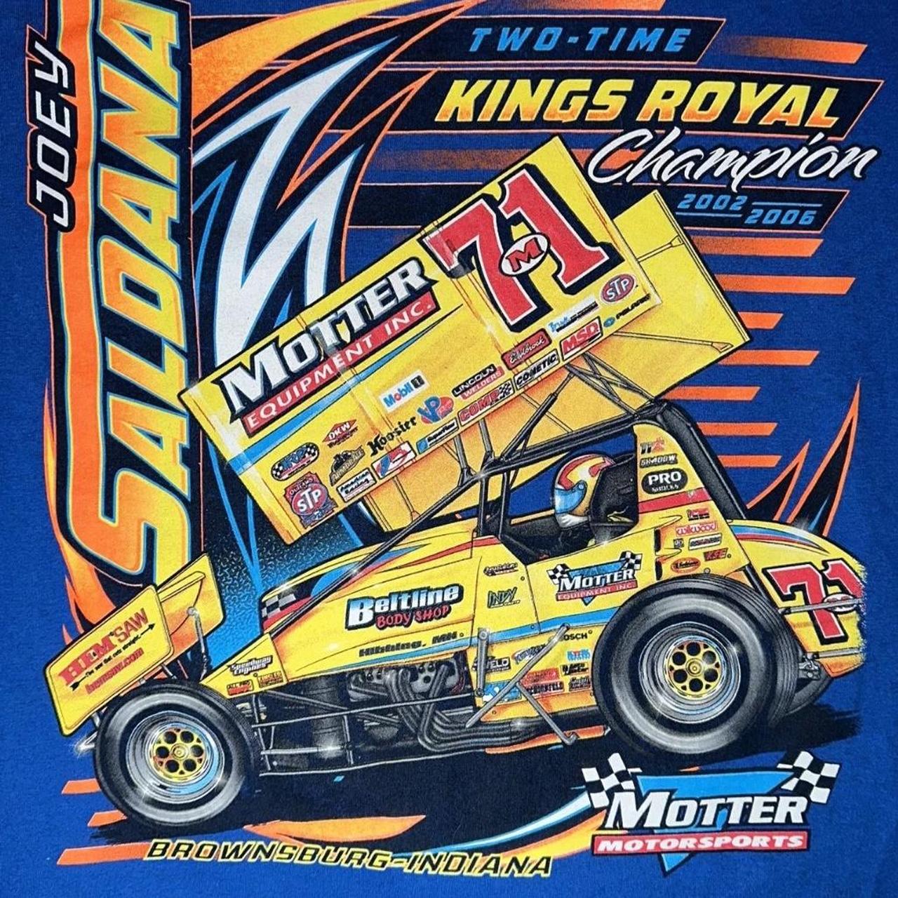 NASCAR Midget Car Racing Joey Saldana Autographed... - Depop